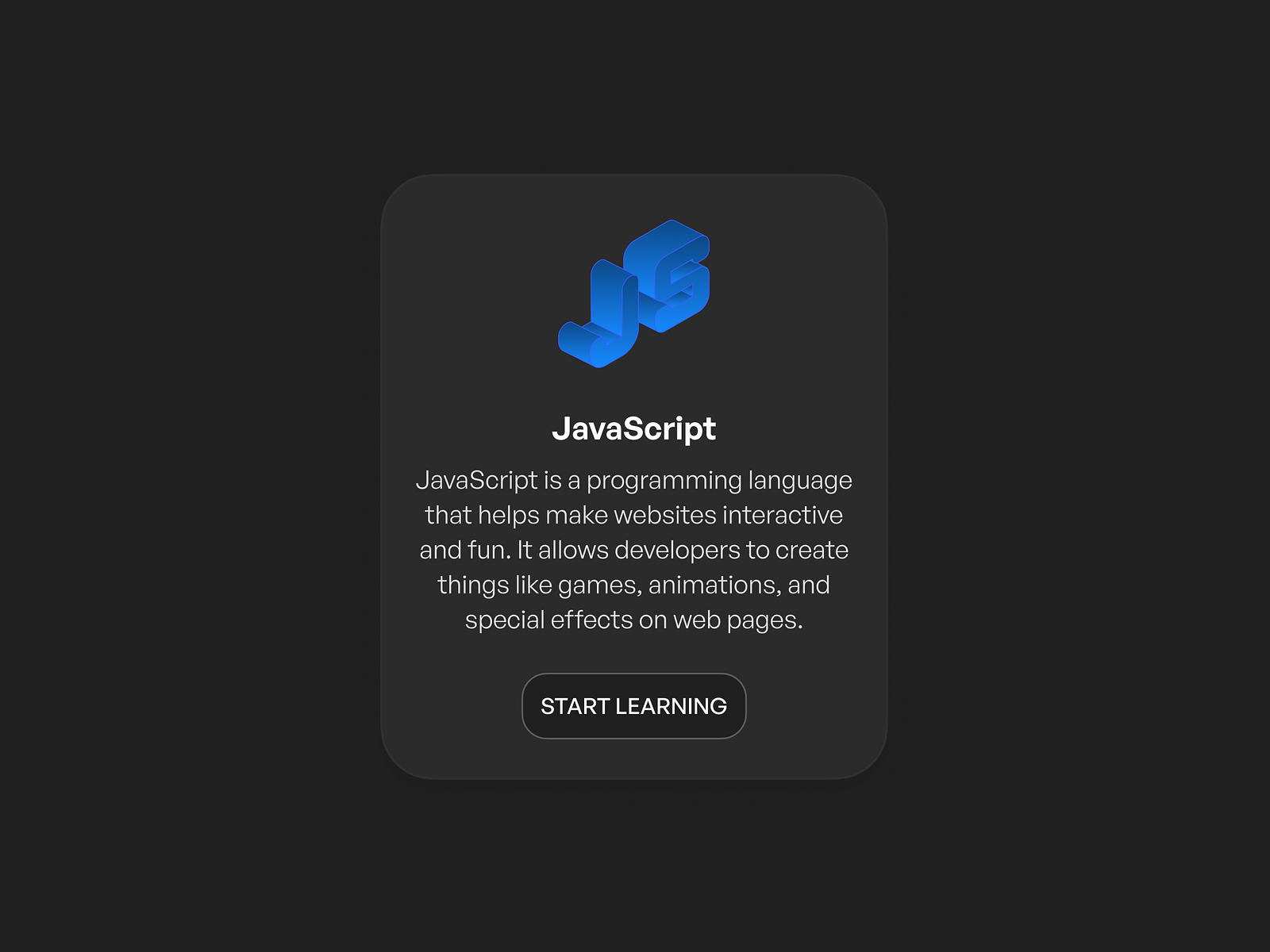 JavaScript Card Modal by Oluwatosin Olajide on Dribbble