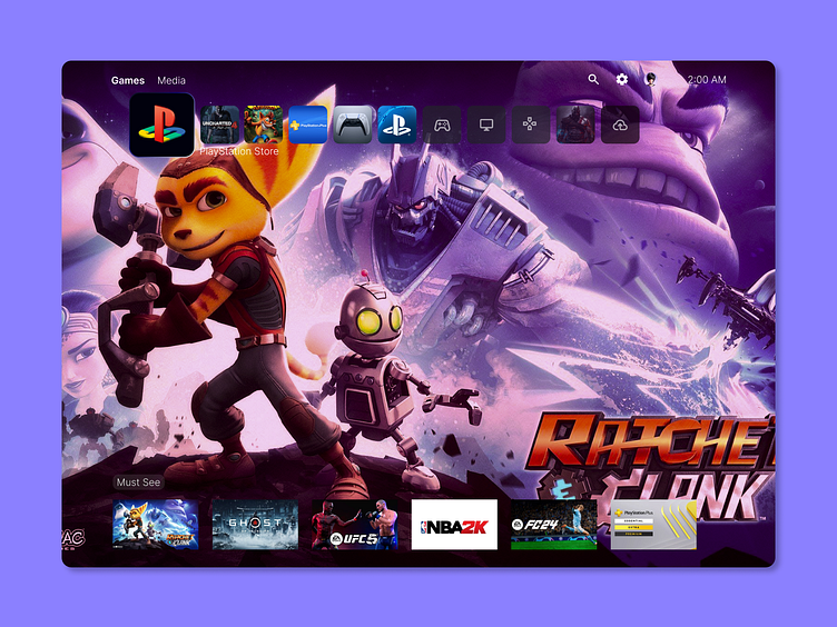 PlayStation Store UI by Ben Mathew on Dribbble