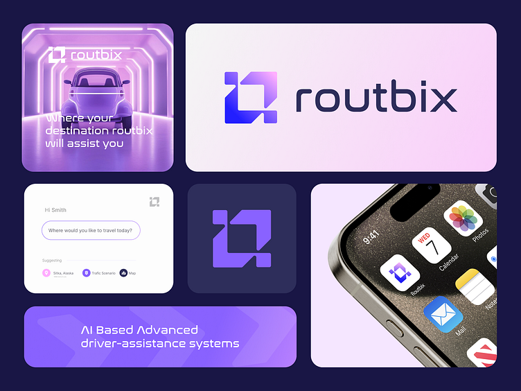 Logo, AI, Automotive, Autonomous Driving, Driverless, R logo by Ahmed ...