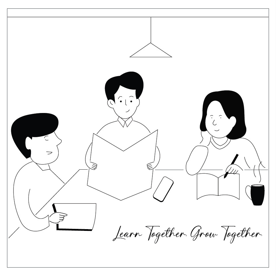 "Learn together , grow together " by Himadri Shekhar Roy on Dribbble