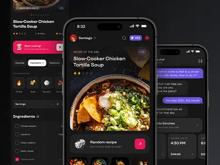 Restaurant App designs, themes, templates and downloadable graphic ...