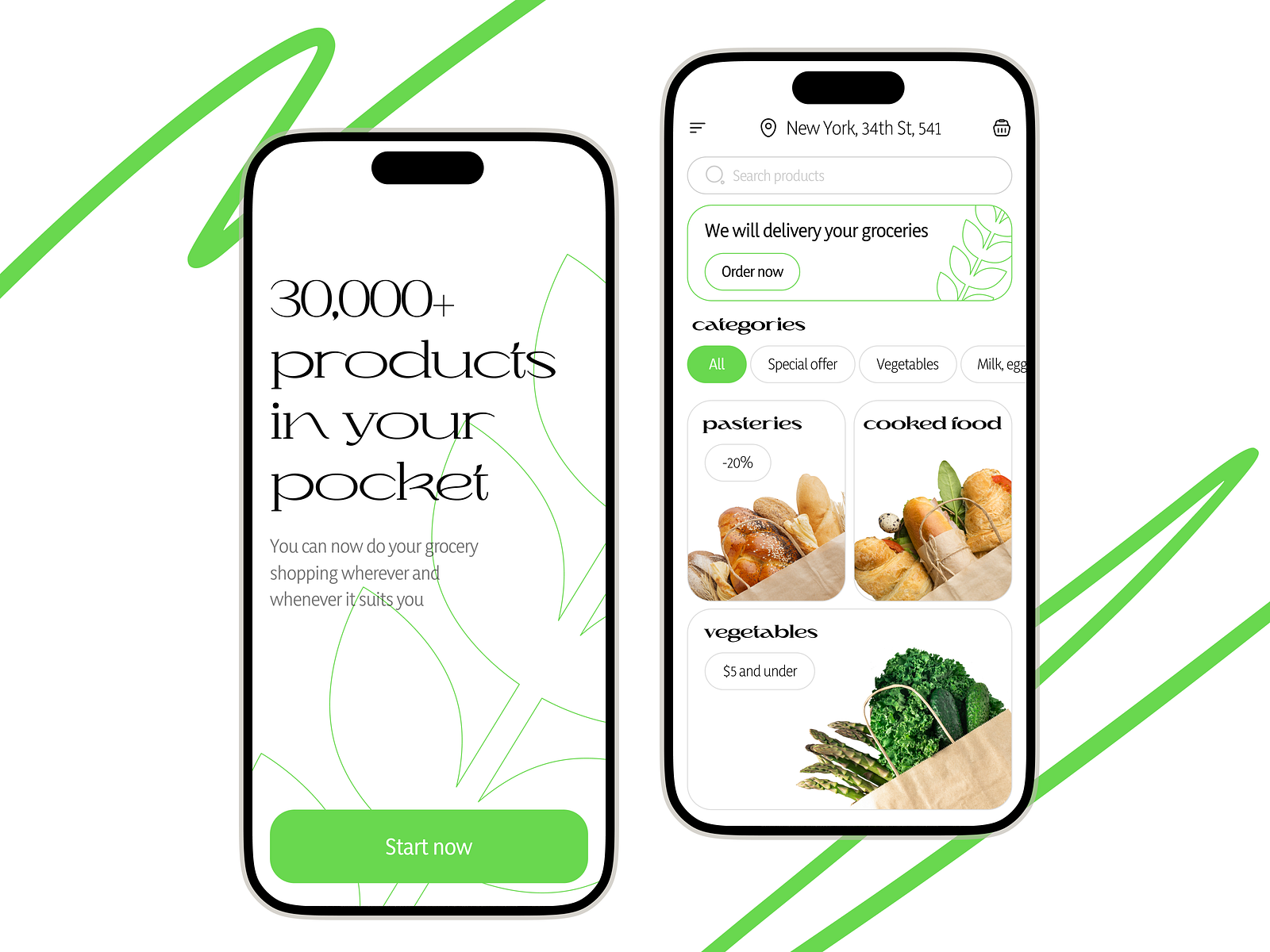 Grocery Delivery Mobile iOS App Design Concept by Vladislava Urazova on ...