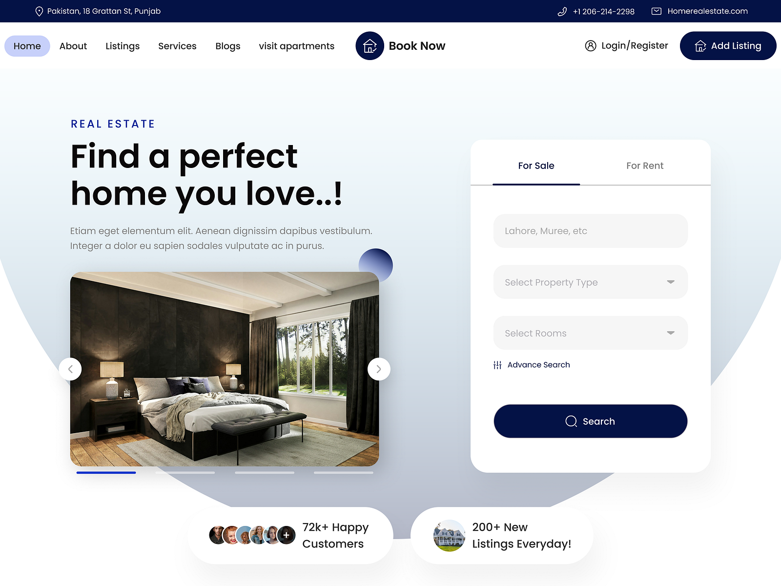Web Homepage/ UI Design by Sabahatgraphics on Dribbble