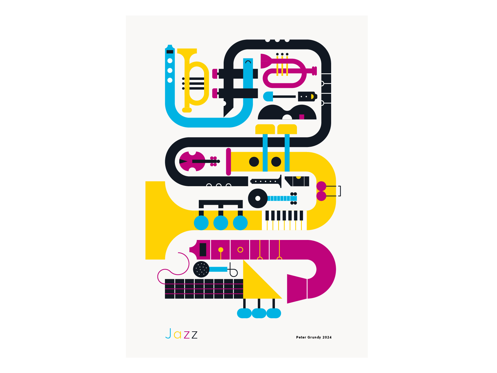 Jazz Poster by Grundini on Dribbble