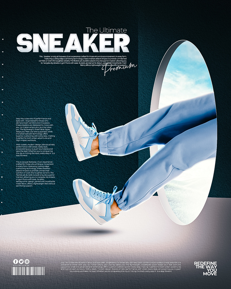 Shoe Manipulation Social Media Design by Md Mostakim on Dribbble