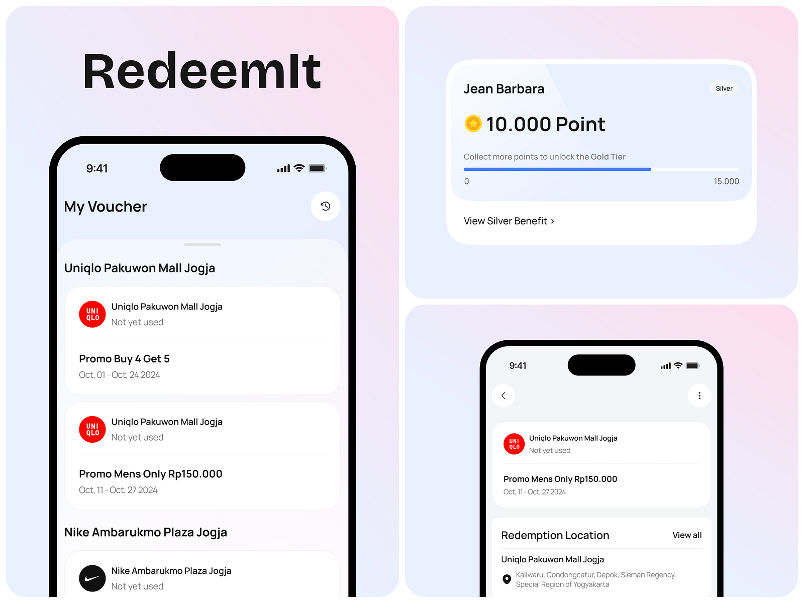 RedeemIt - Enhanced User Voucher and Rewards Flow by Nija Design for ...