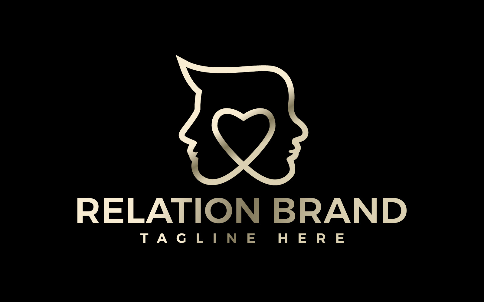 Unisex Man And Woman Beauty Relation Logo Design by LOGOXpress on Dribbble