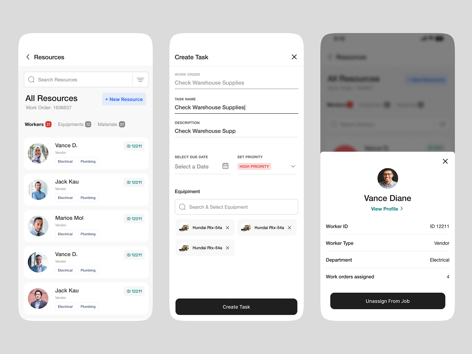 Project Management App | Task Creation by Ajay Shekhawat on Dribbble