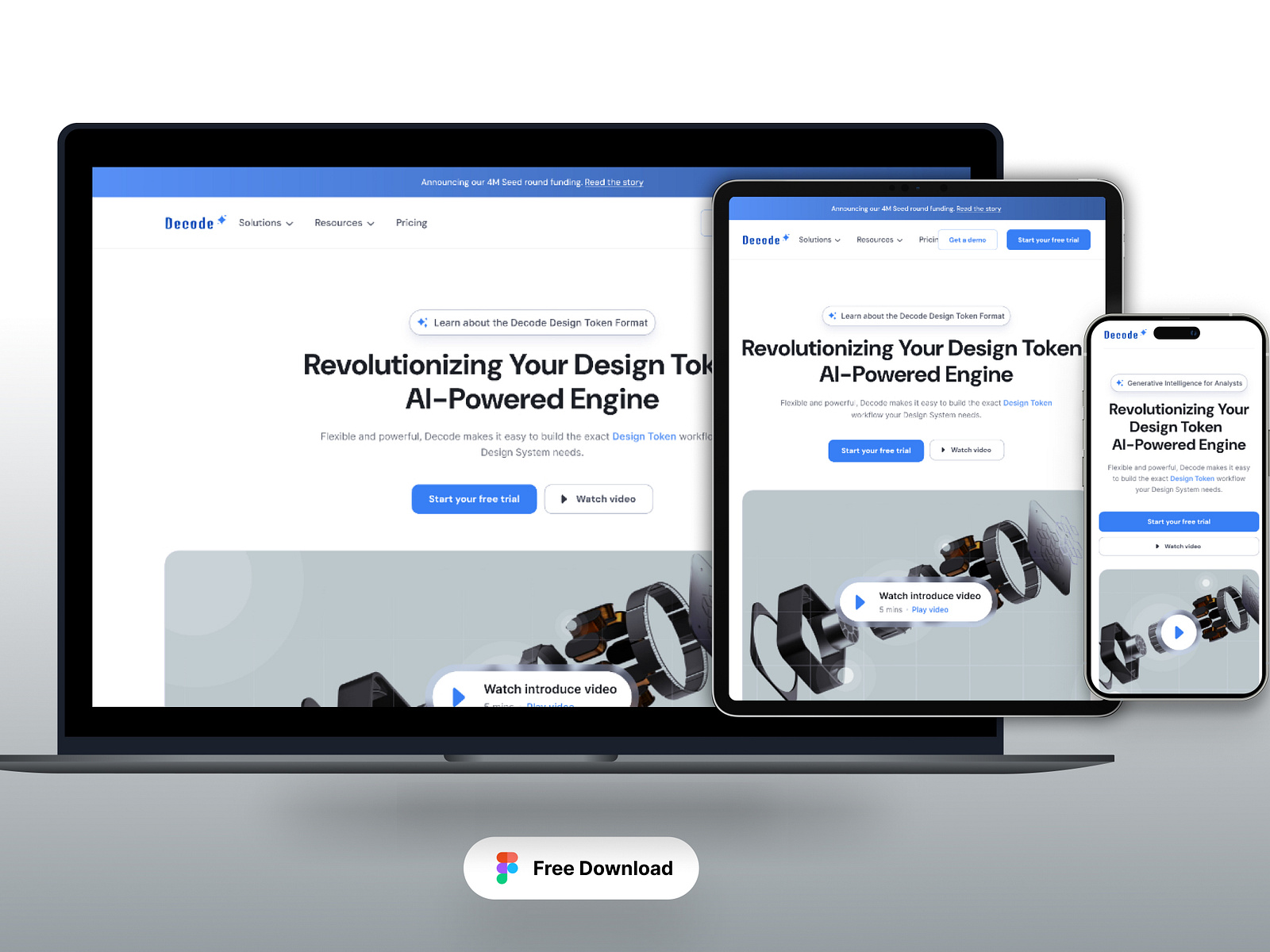 Design Token Landing Page Concept 🌐 by Madusha Wickramasinghe on Dribbble