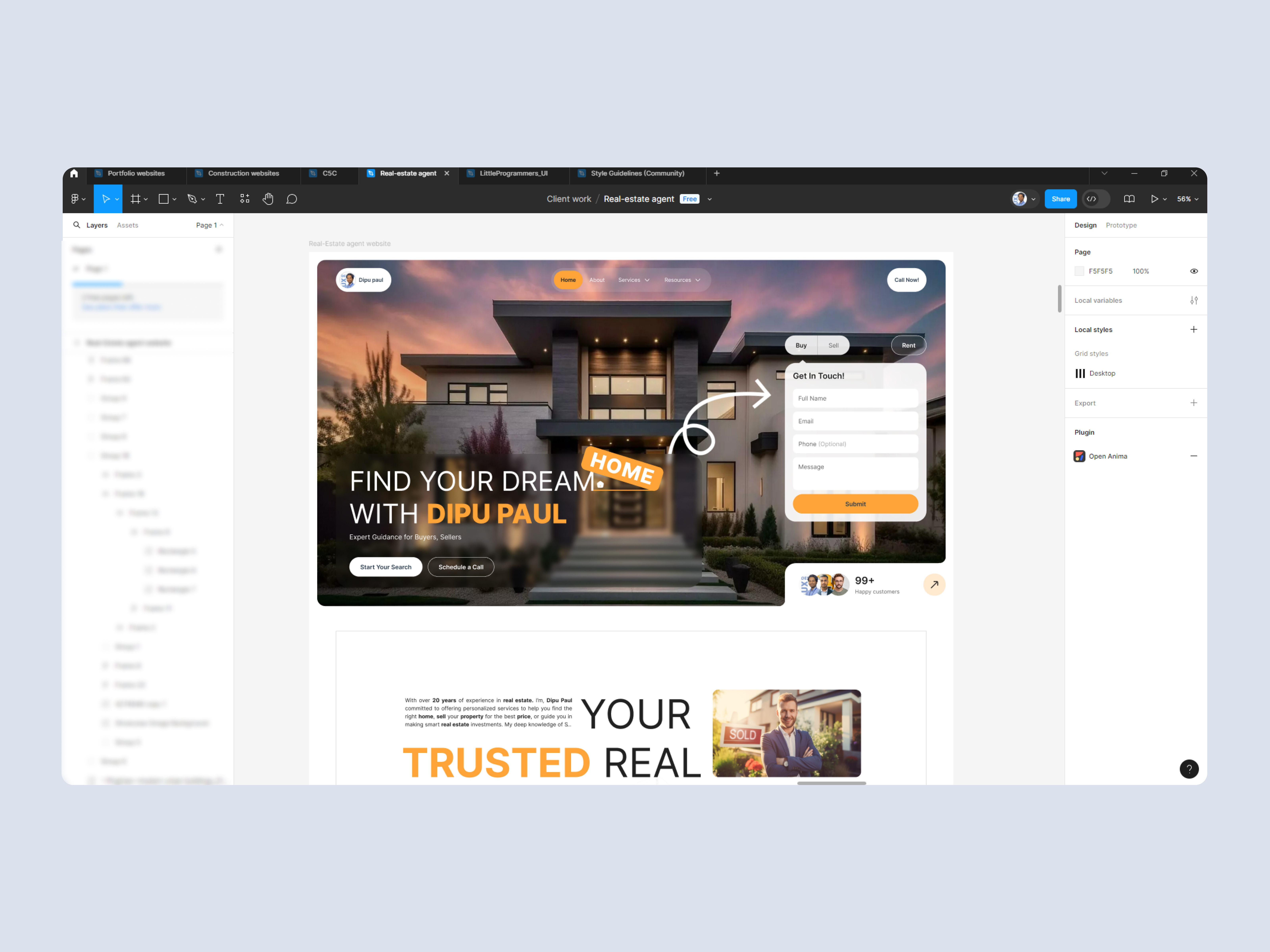 New Real Estate Website Design by Dipu Paul on Dribbble