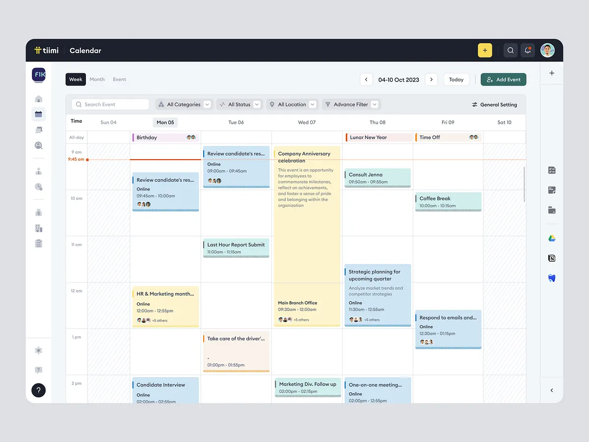 Browse thousands of UI Weekly Calendar images for design inspiration ...