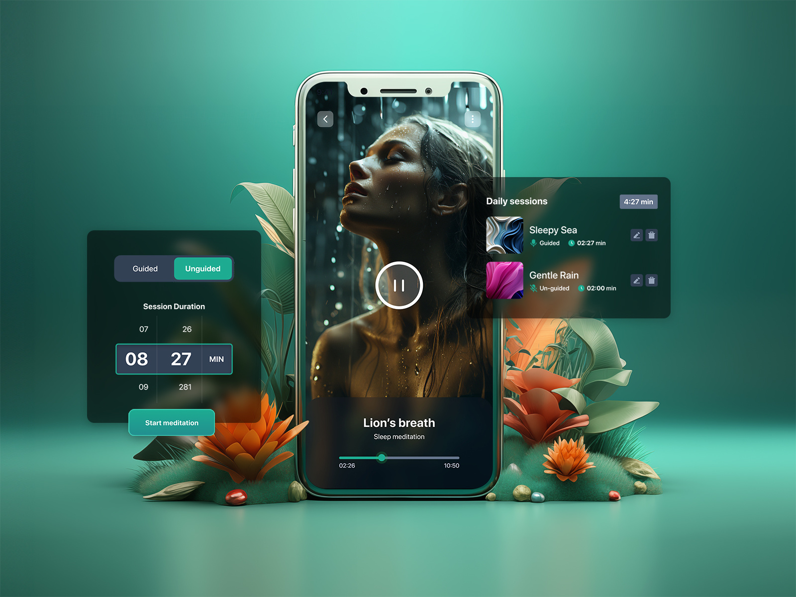 Clarity - Meditation App UI Kit by Martina Vasilj on Dribbble