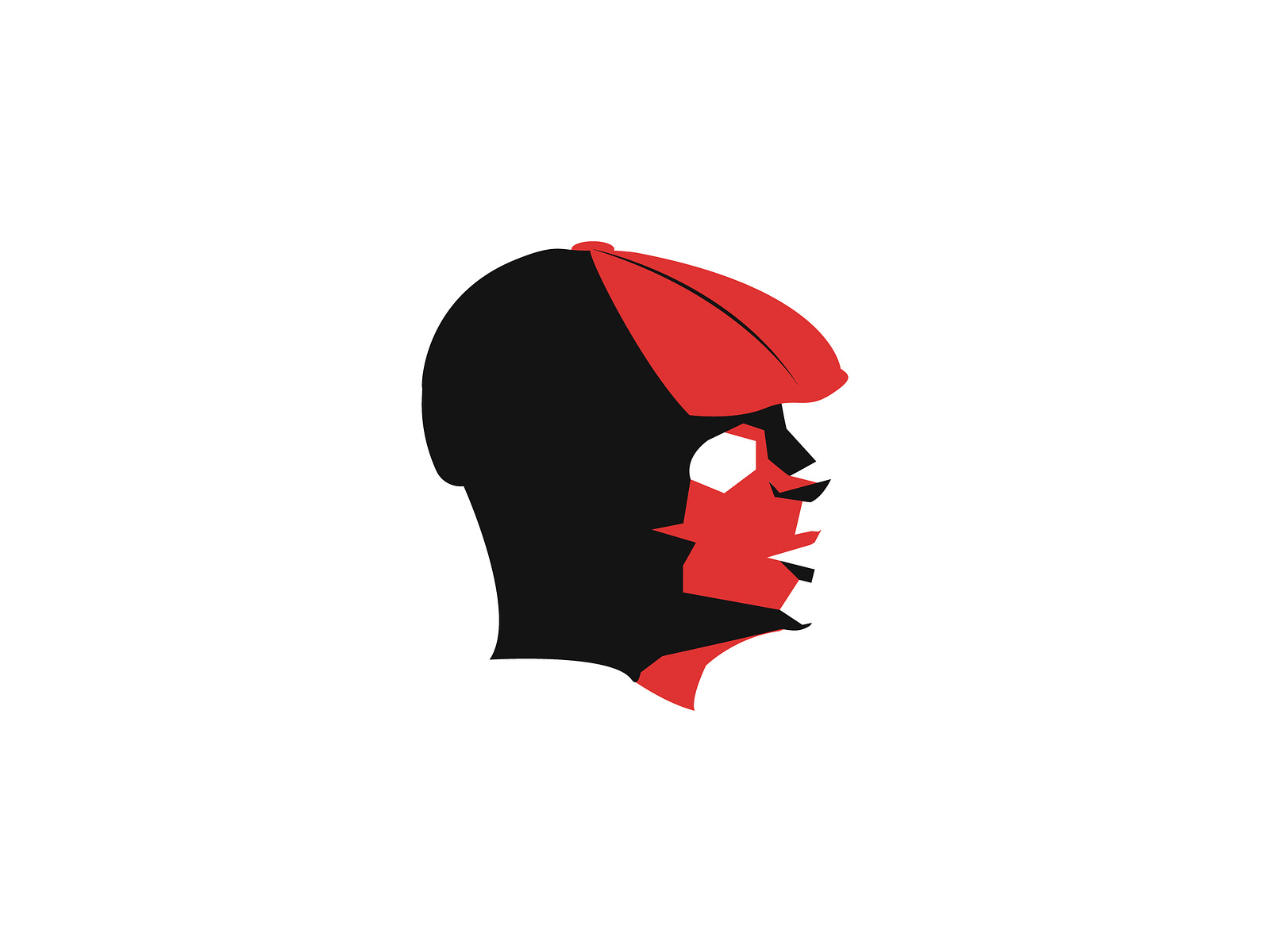 Man Logo Sideways by Bogdan Vezeteu on Dribbble