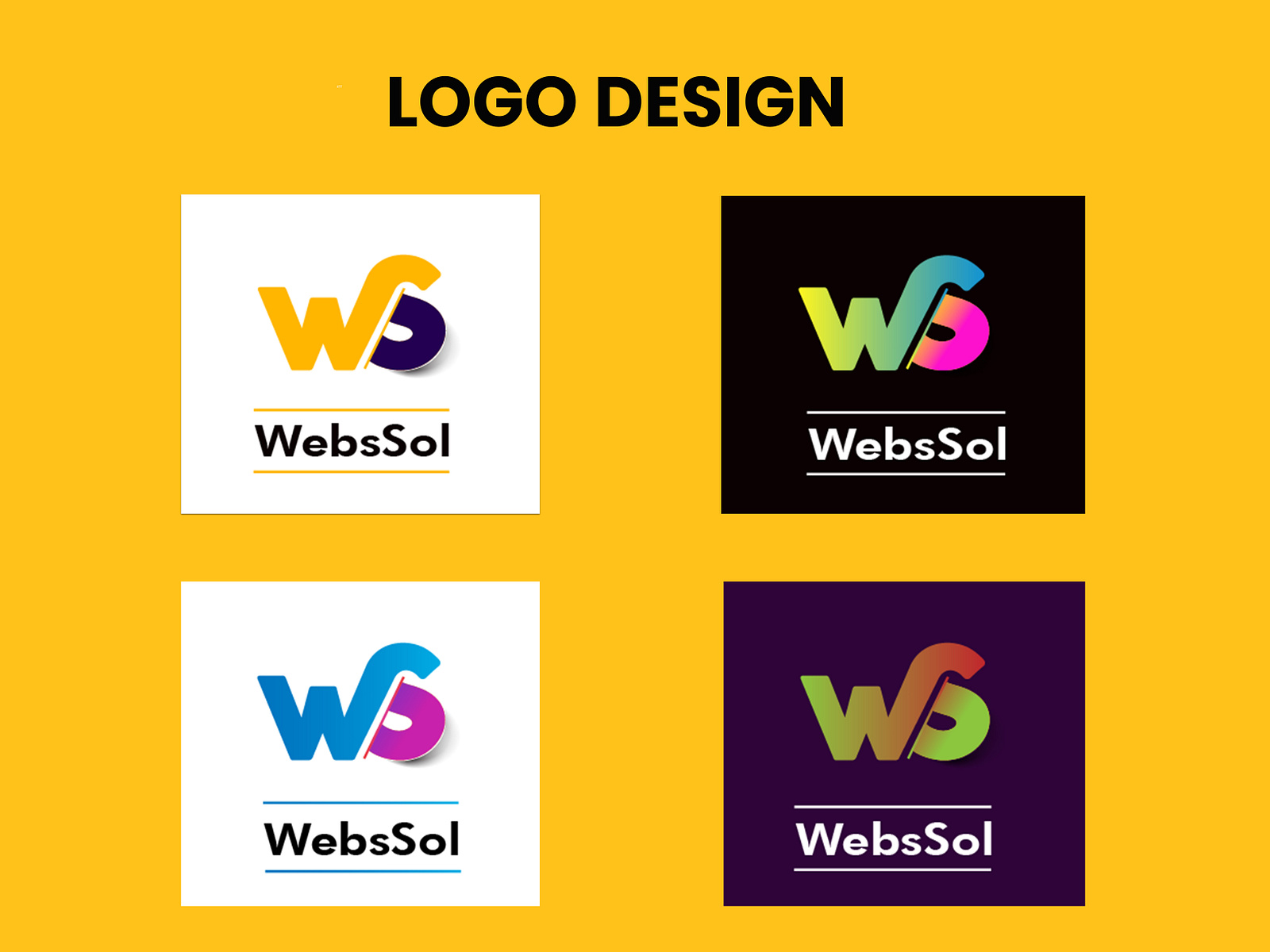 Websol Logo Design by Design Agency on Dribbble