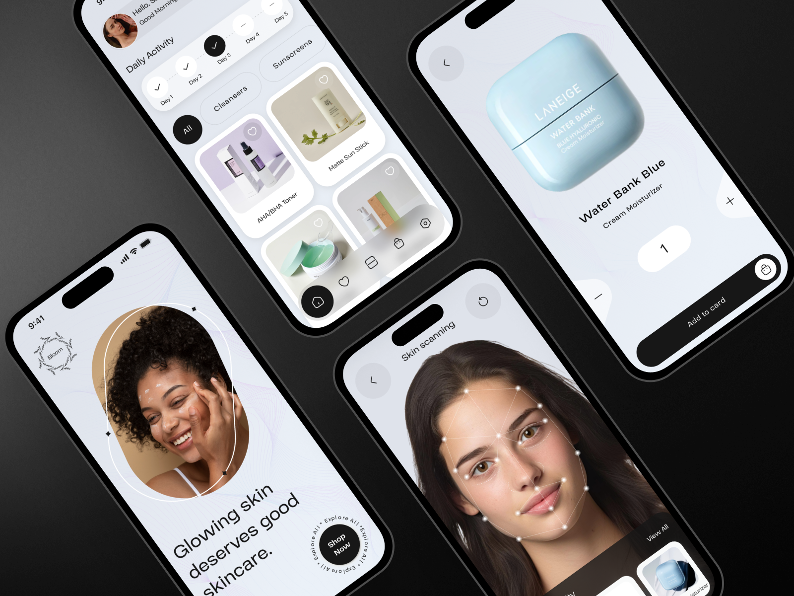 AI Skin Care App Design by MQoS UI/UX for MultiQoS on Dribbble