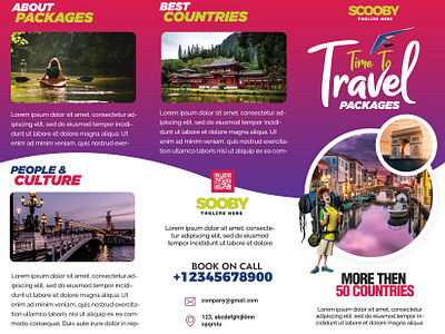 Trifold Travel Design designs, themes, templates and downloadable ...