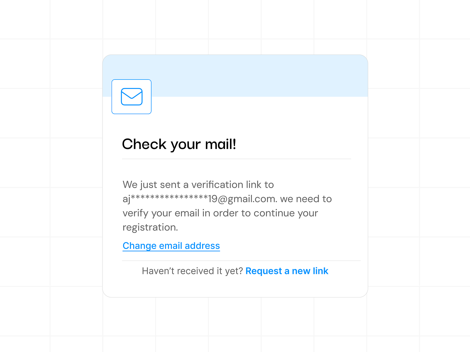 Email Verification Modal UI Design by Elizabeth Ajayi on Dribbble