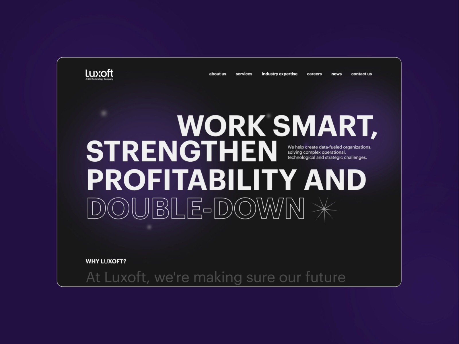 Luxoft Website Redesign Animation by Evelina Yusupova on Dribbble