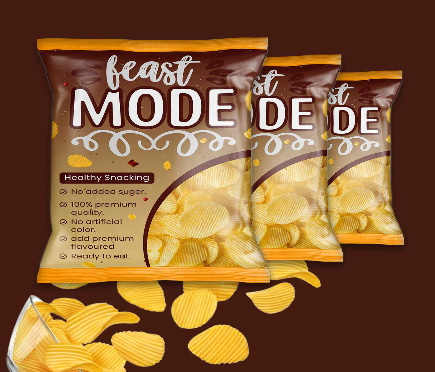 Chips packaging design by Rabu Design on Dribbble