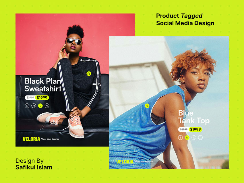 Product Tagged Social Media Post Design by Safikul Islam on Dribbble