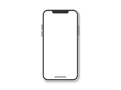 Notch Smartphone Device Mockup Vector by Mock Up Fashion on Dribbble