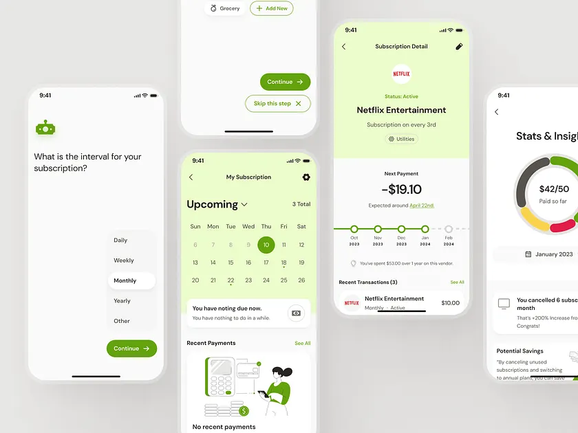 Calendar UI designs, themes, templates and downloadable graphic ...