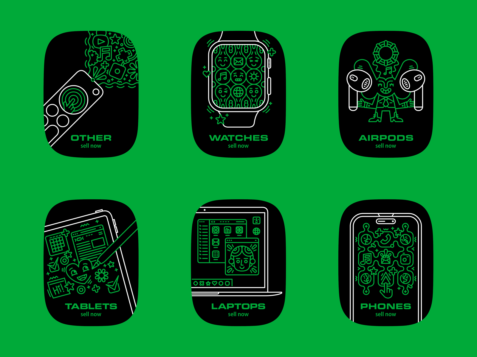 MyPhones by Jan Kallwejt on Dribbble
