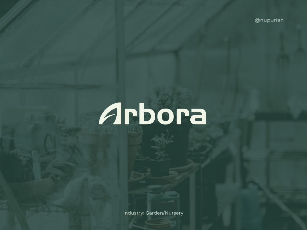 Arbora | Nursery Logo | Wordmark Logo by Umme Habiba on Dribbble