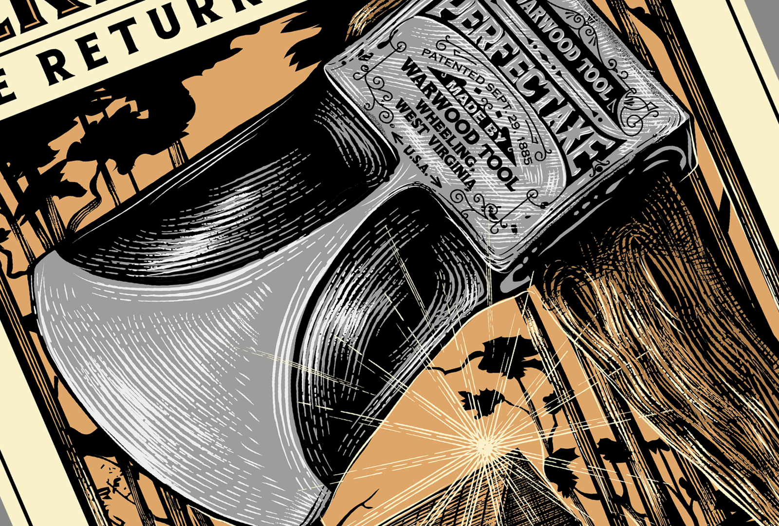Perfect Axe Poster Design by Wintrygrey on Dribbble