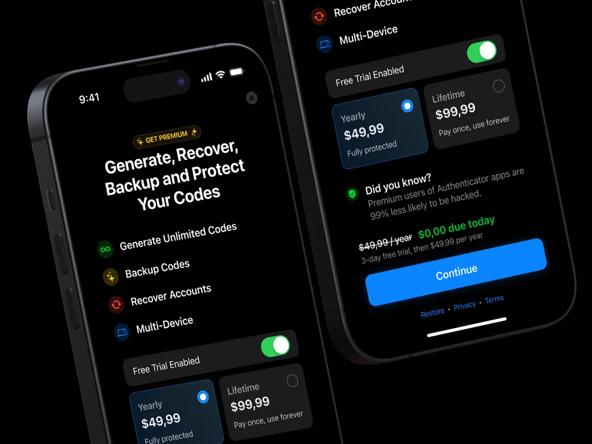 Subscription Screen designs, themes, templates and downloadable graphic ...
