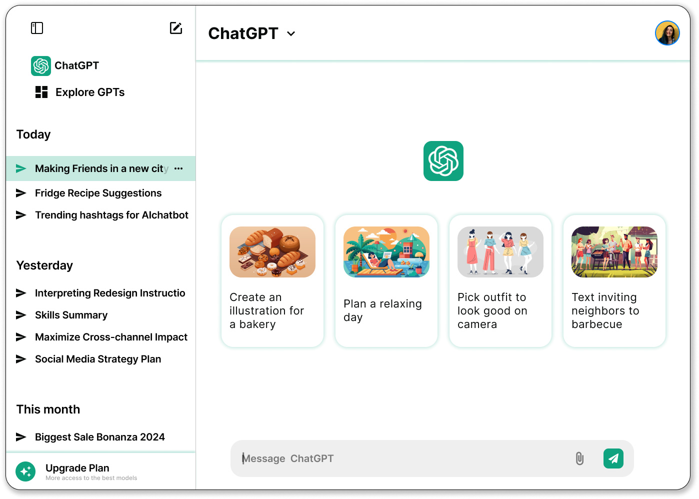 ChatGPT Landing Page (Redesign) by Raunak on Dribbble