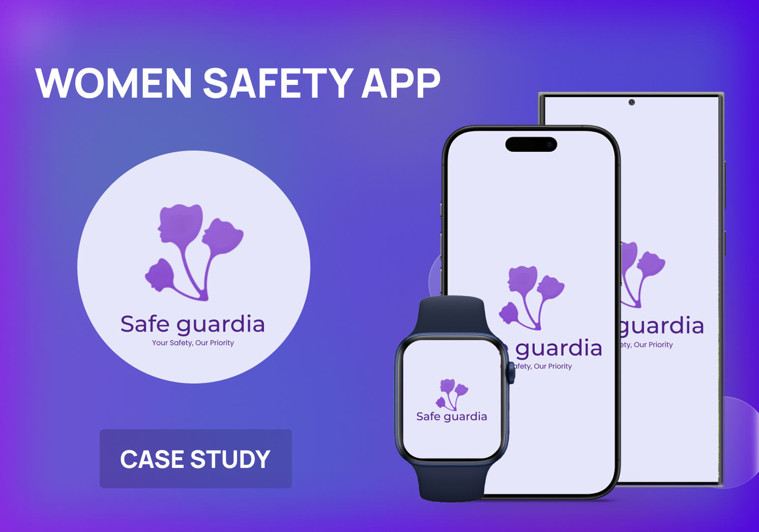 SAFE GUARDIA women safety app by abishek on Dribbble
