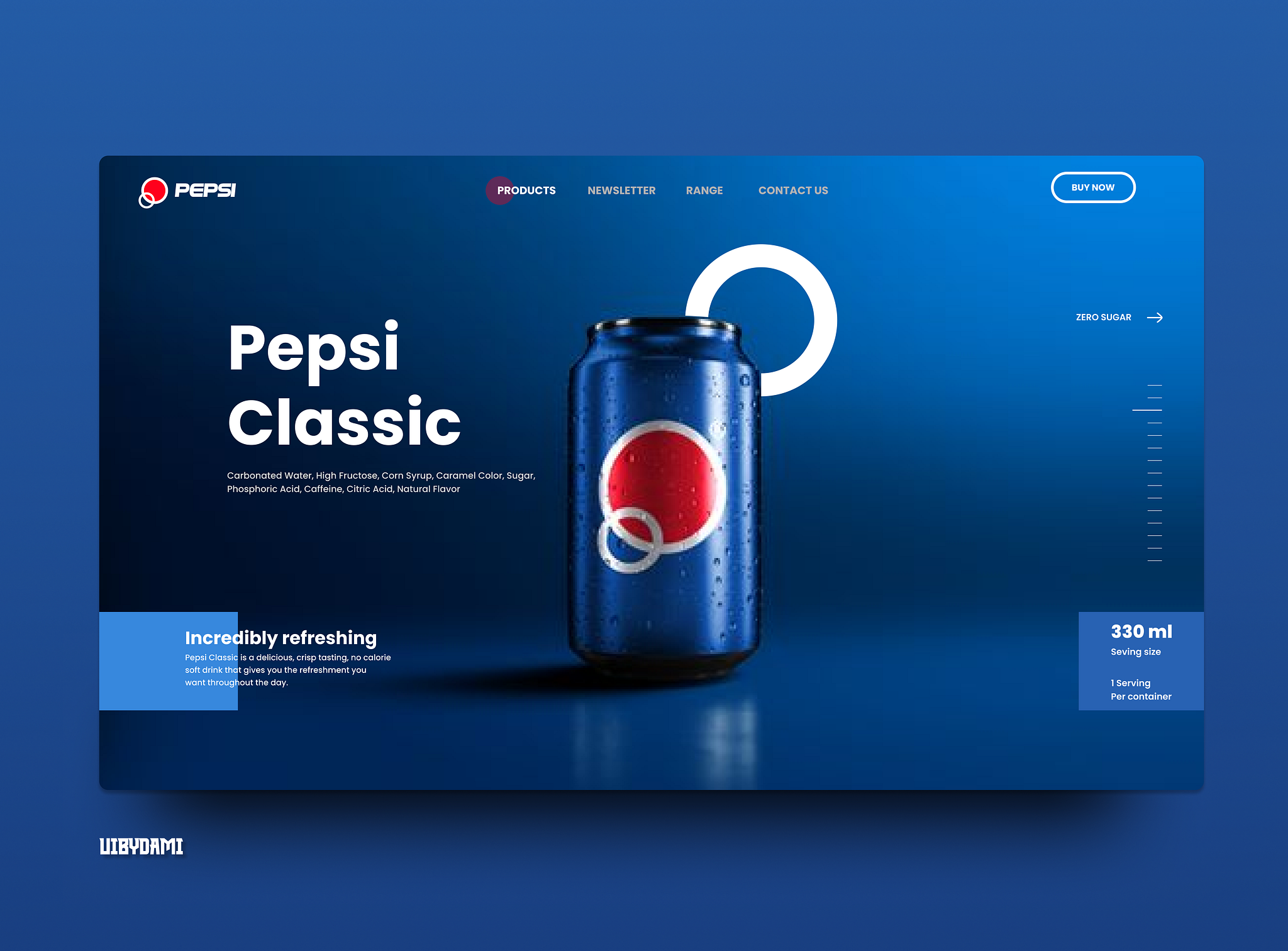 Pepsi Web-site UI Design Concept by Hassan Habeeblahi Omogbolahan on Dribbble