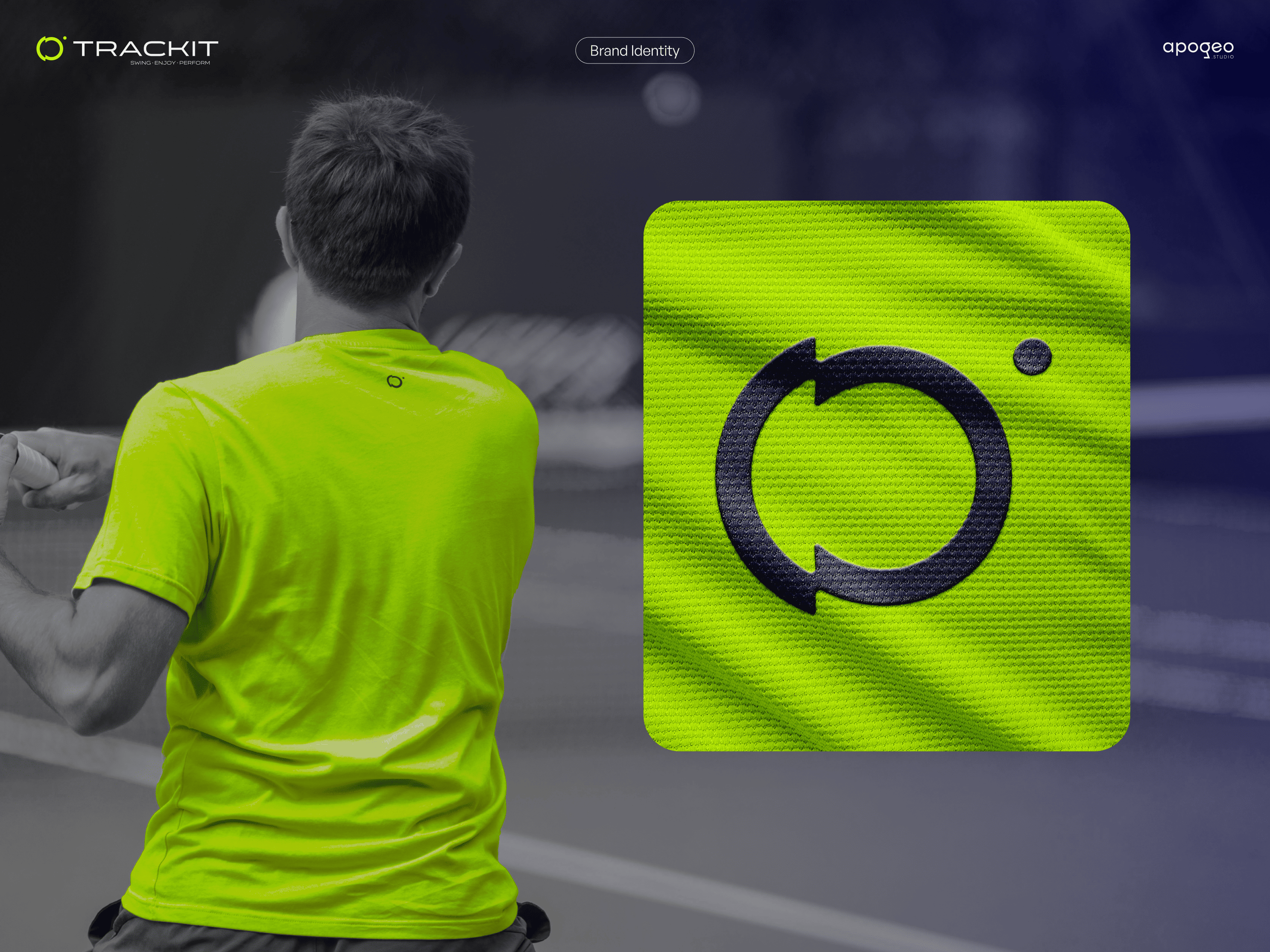 TrackIt Brand Identity - Padel & Tenis Statistics by Apogeo on Dribbble