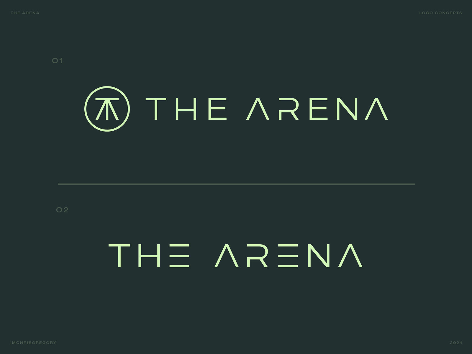 The Arena Logo Concepts by Chris Gregory on Dribbble