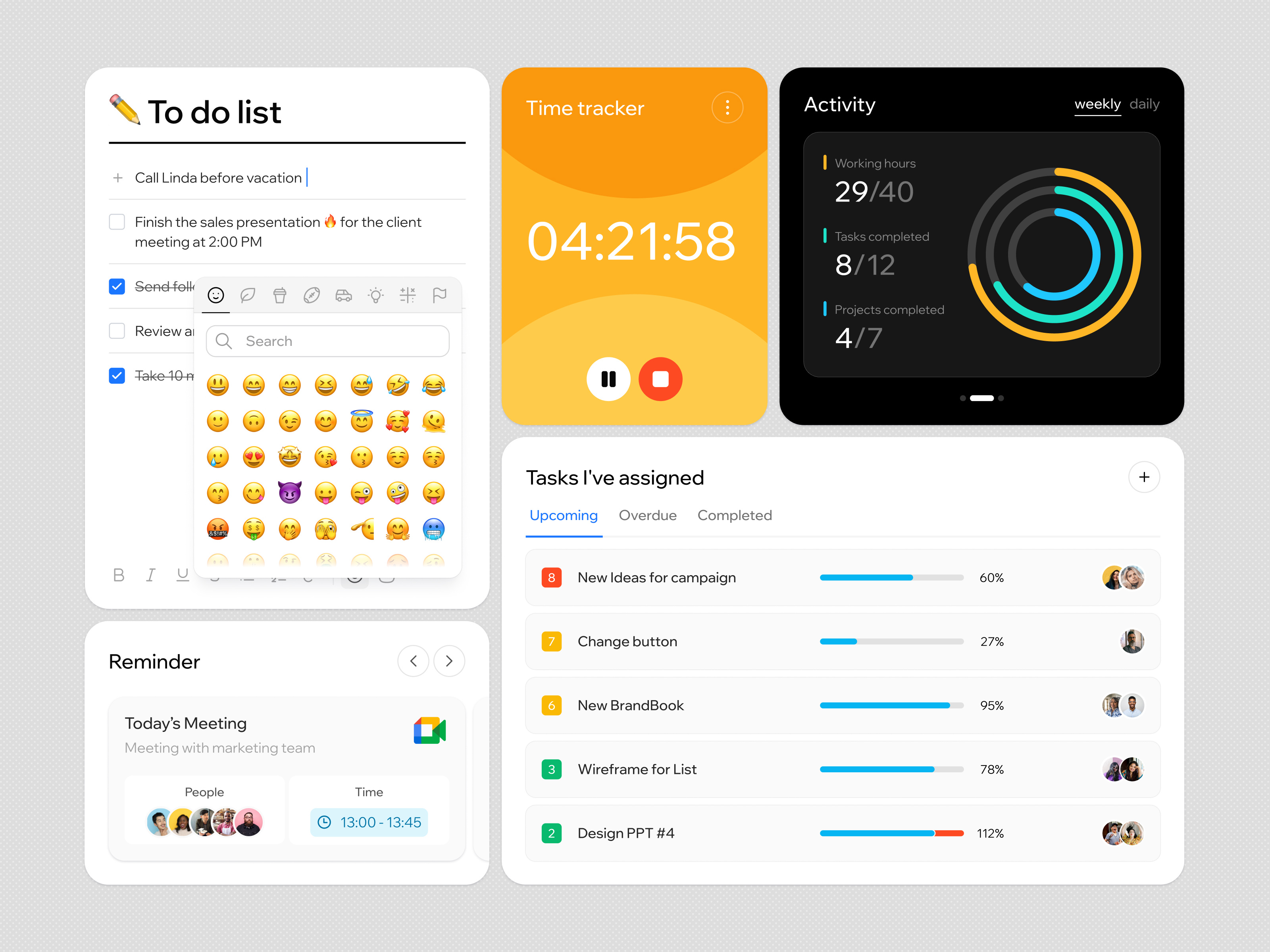 ChronoTask - Task Management Platform by Outcrowd on Dribbble