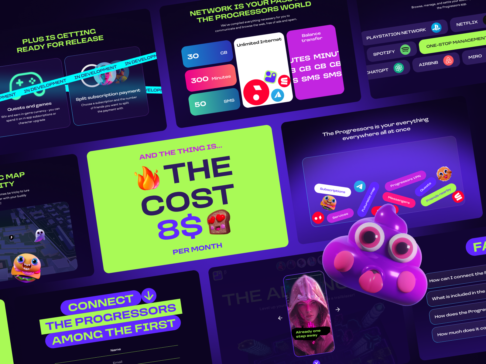 The Progressors: Landing Page Design | All screens by Denis Lomov for Red Collar on Dribbble