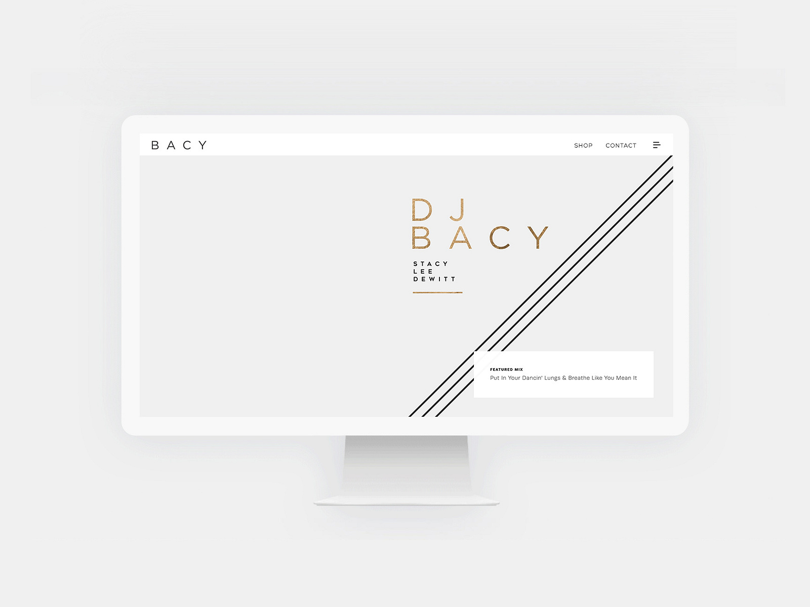 DJ Bacy by Theresa Smith-Garringer for Sirris Design on Dribbble