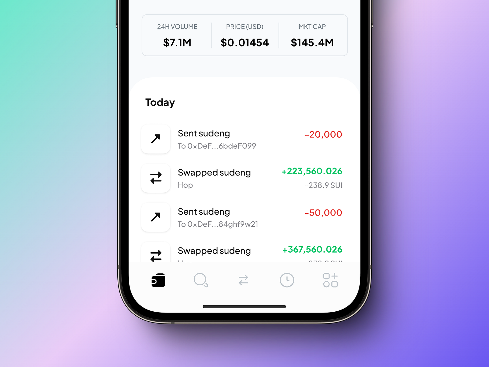 Drop Wallet (SUI Network) by Kody UI on Dribbble