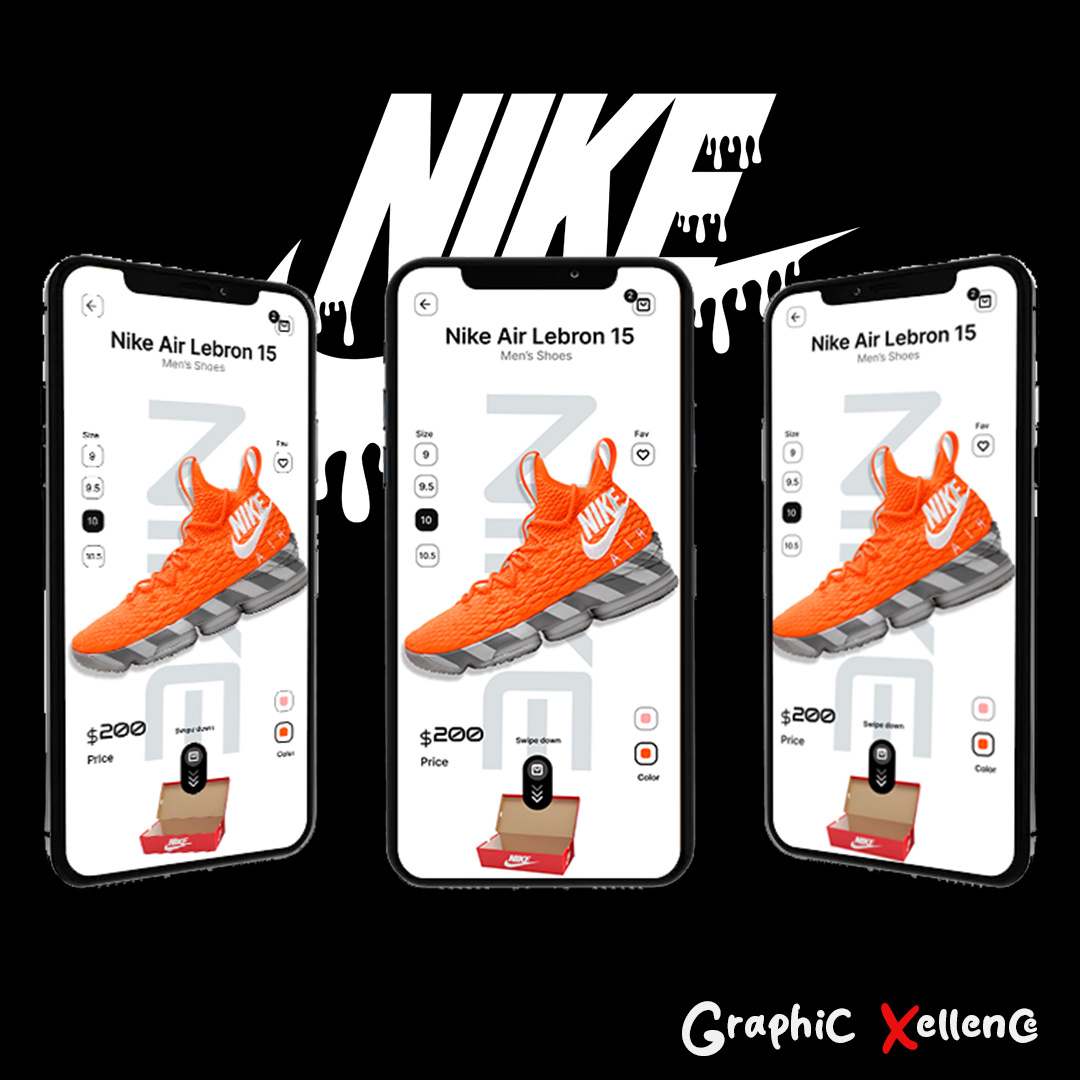 NIKE AIR LEBRON 15 SHOE APP UI/UX DESIGN by Snap Design on Dribbble