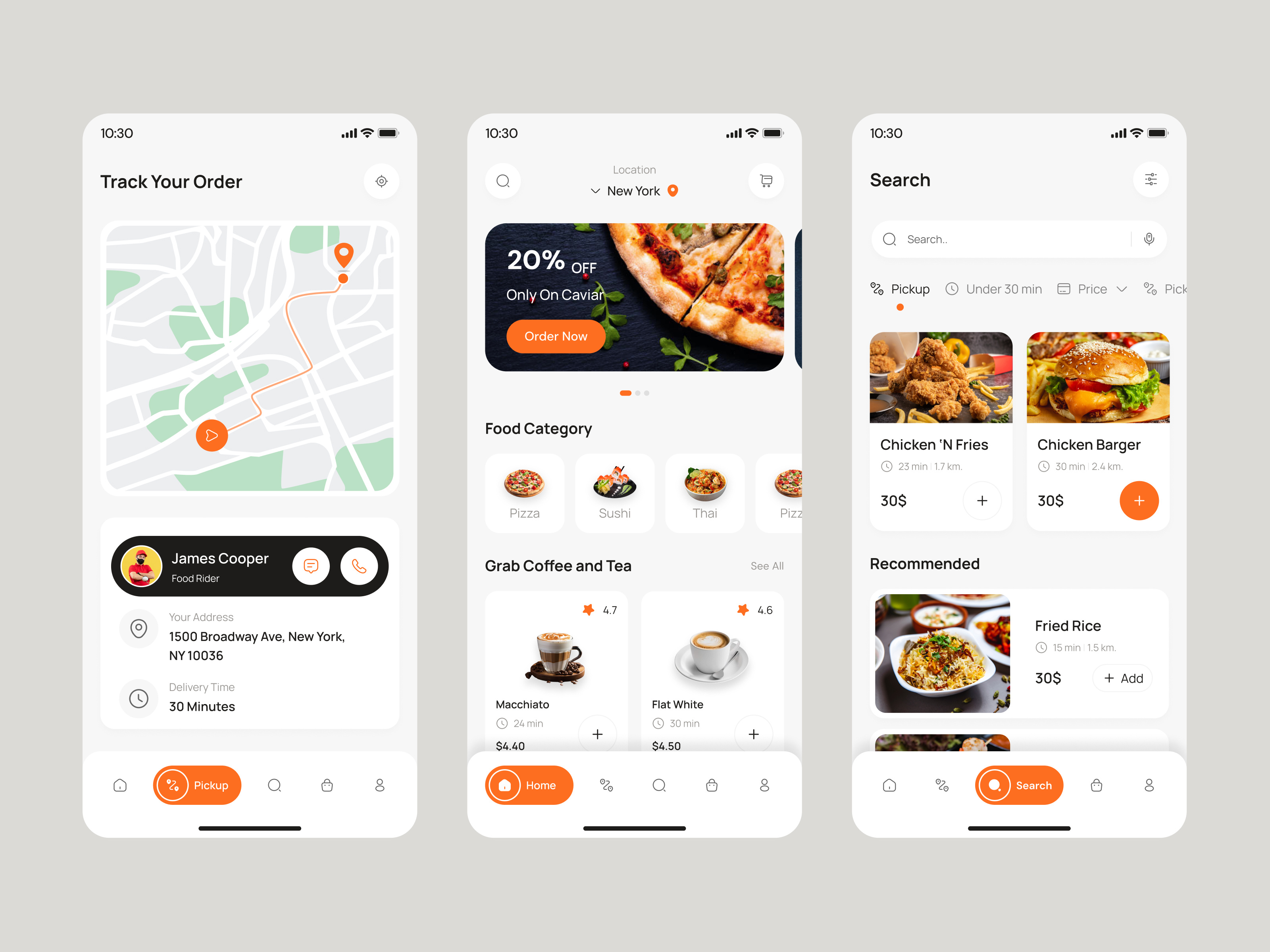 Food delivery - Mobile app by Sheikh Raihan on Dribbble