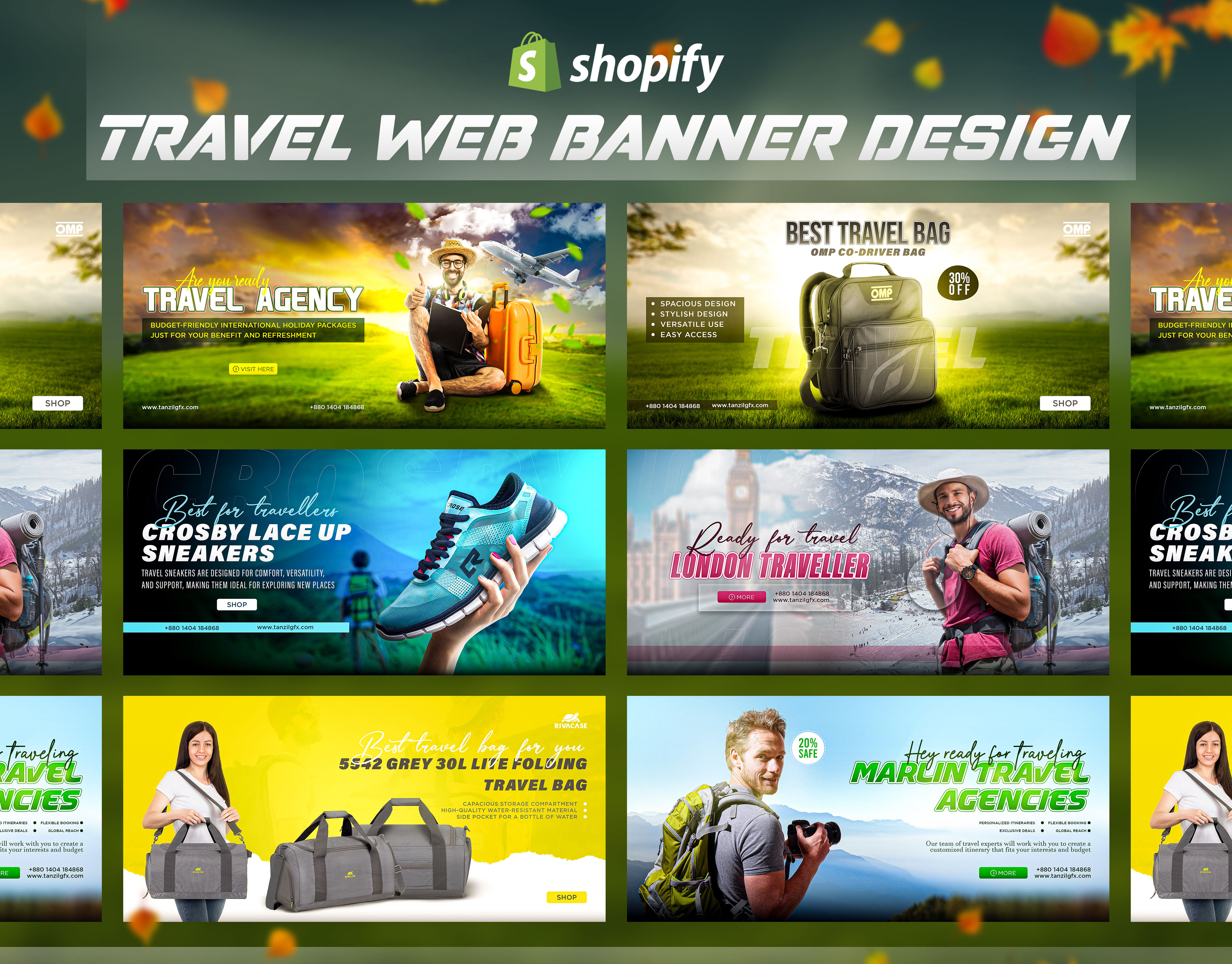 Shopify Web Banner designs, themes, templates and downloadable graphic ...