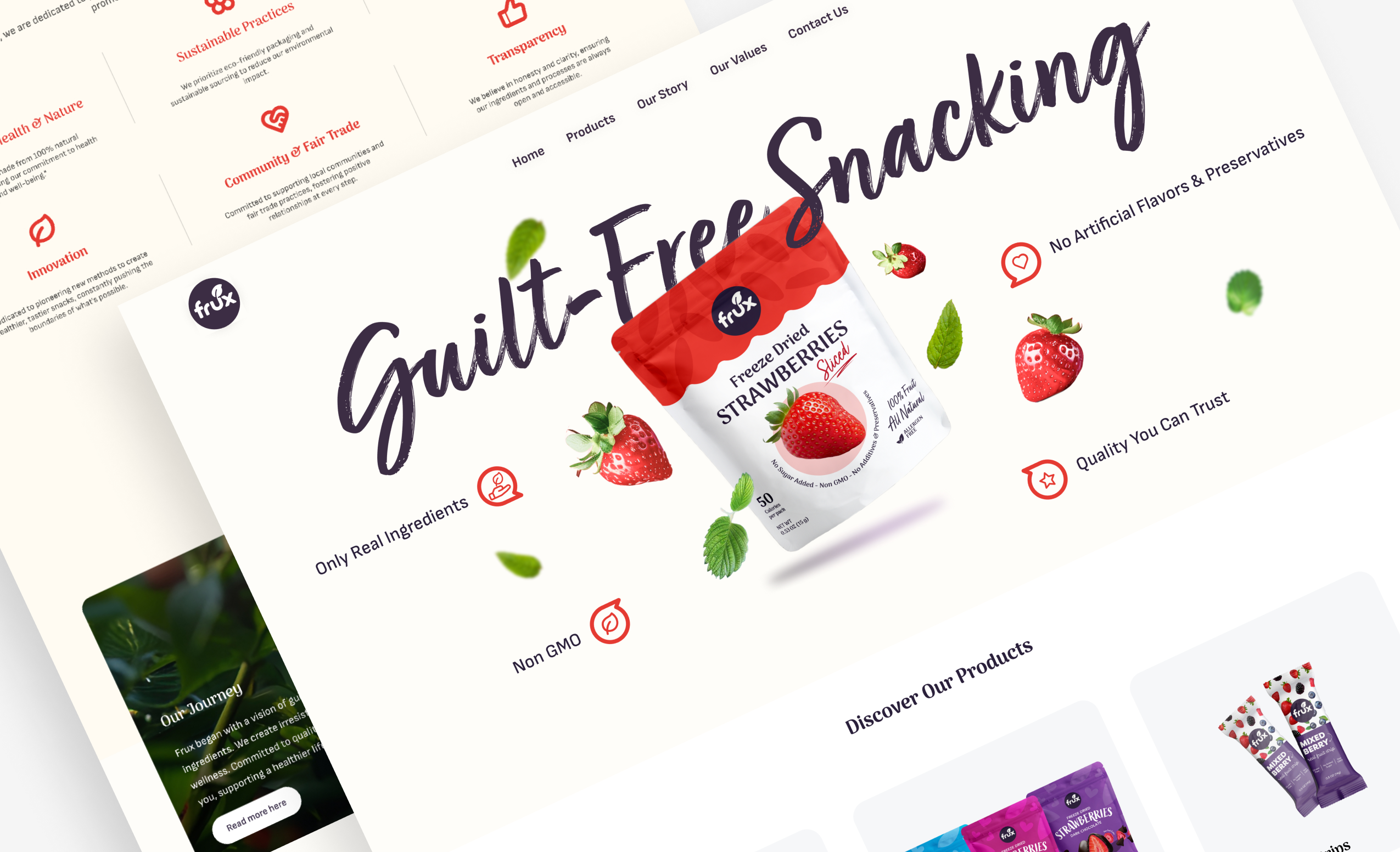 Browse thousands of Snack Website images for design inspiration | Dribbble