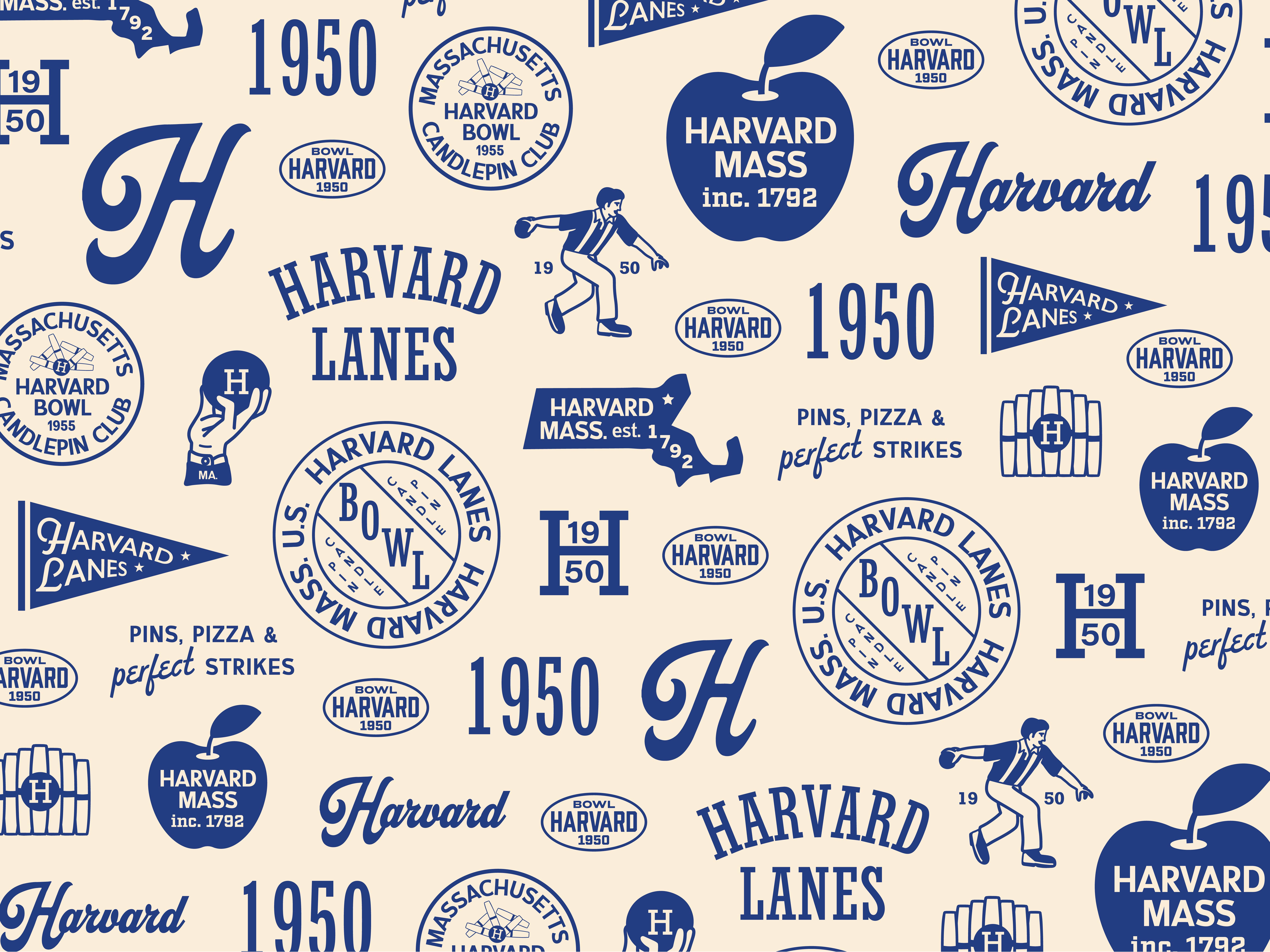 Harvard Lanes: Brand Activations by Jim Kennelly on Dribbble