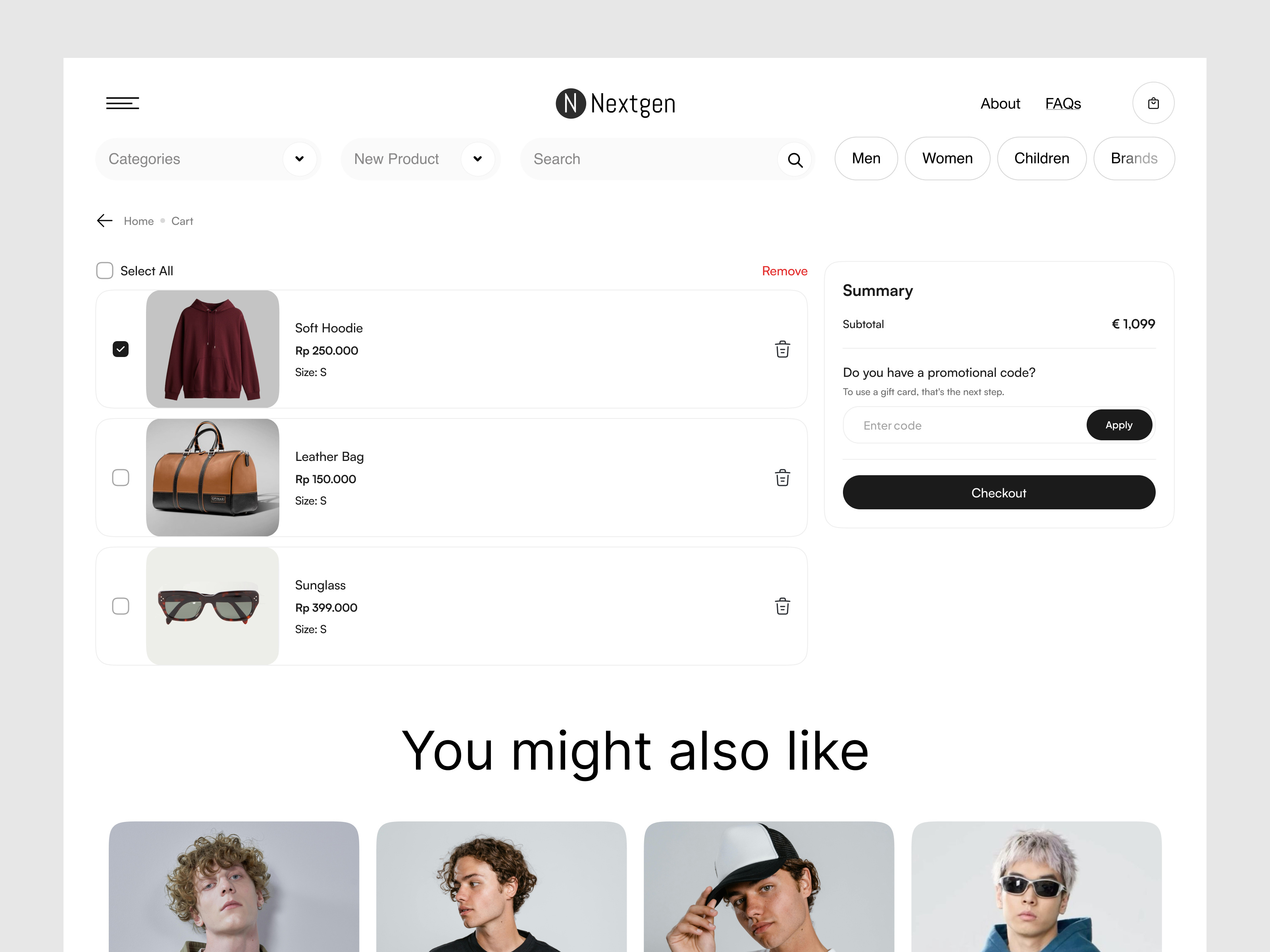 Product details Page & Cart Page UI Design by Madhu Miah on Dribbble