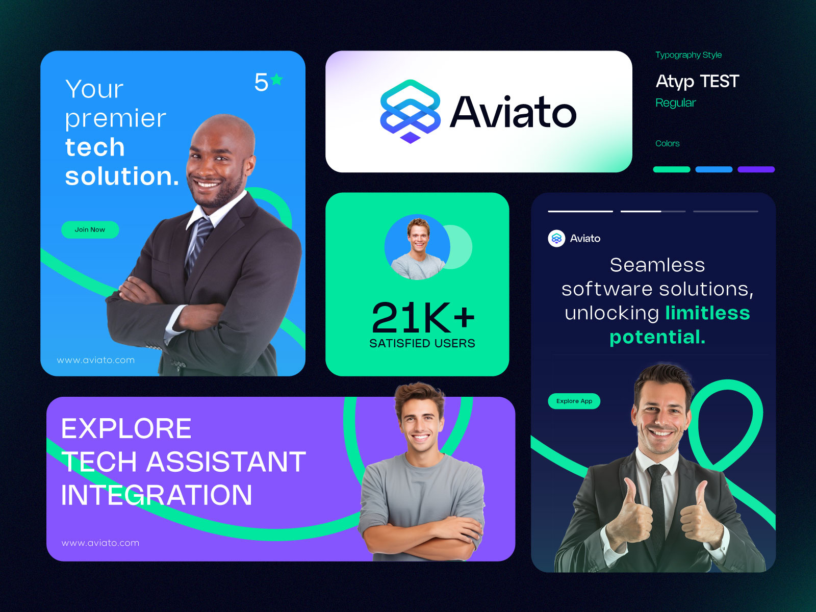 Aviato - Logo and Brand Identity Design by MD Abdullah on Dribbble