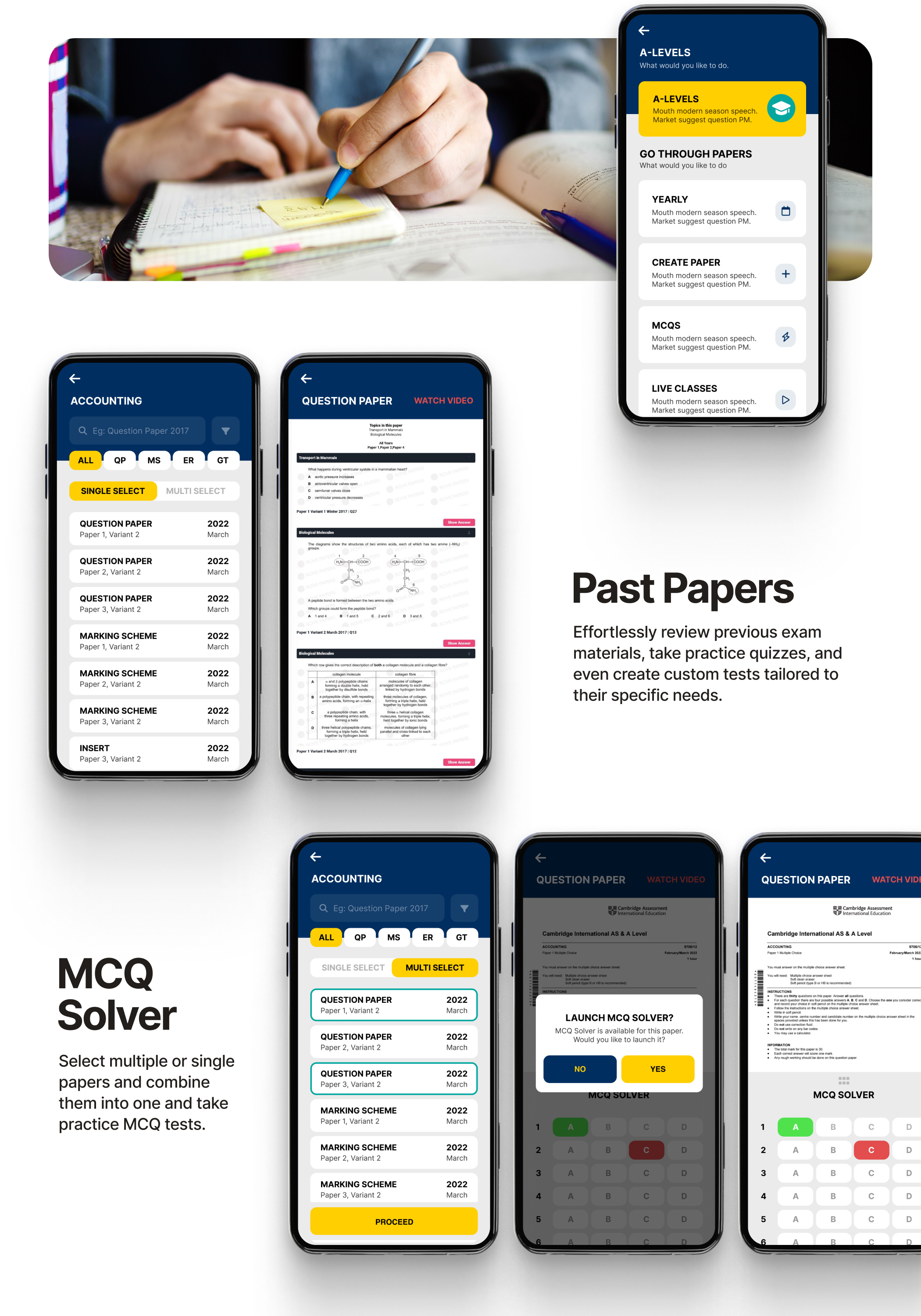 Smart Papers Study App UI/UX by Mohammed Rashid on Dribbble