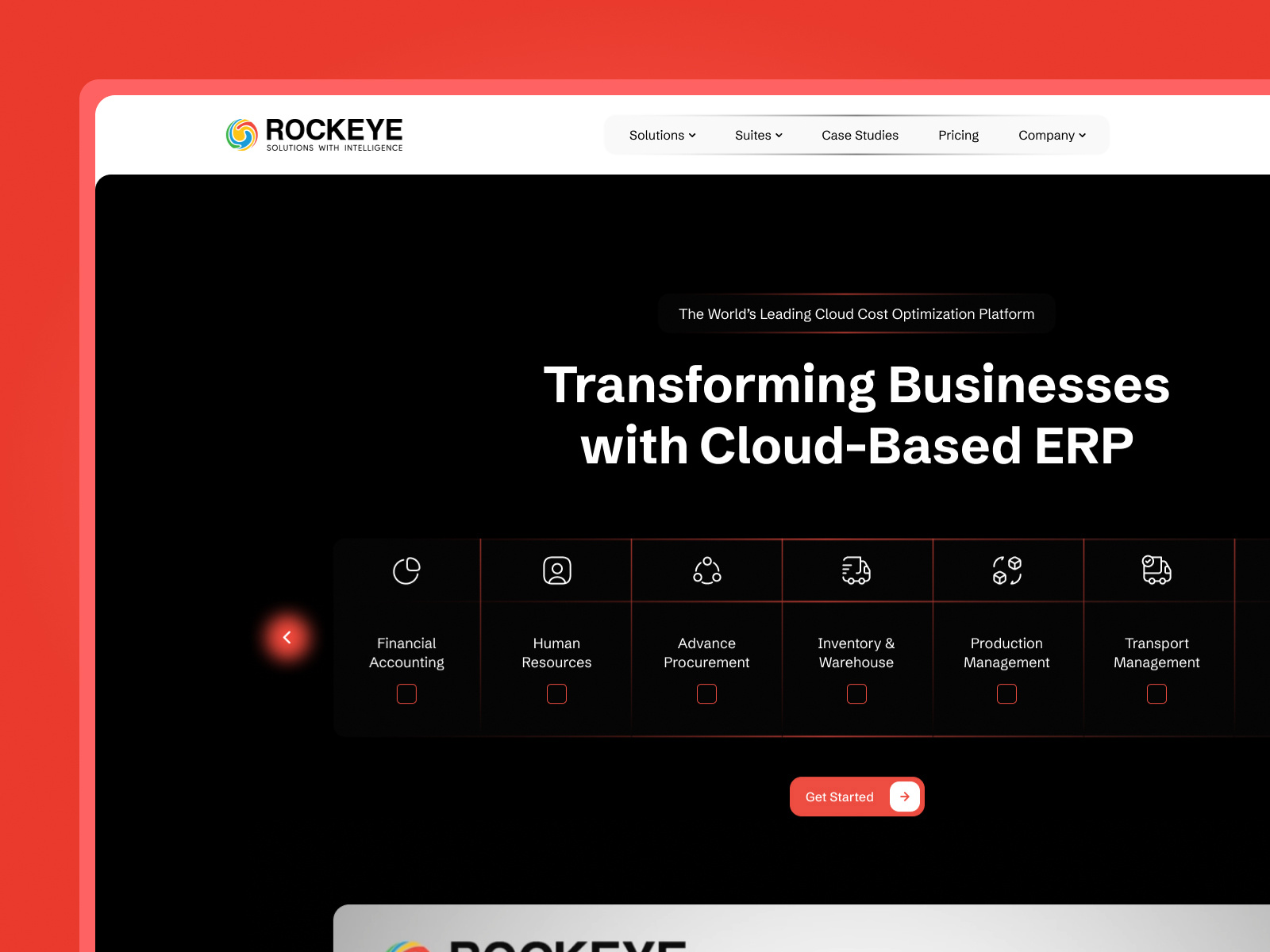 Cloud-Based ERP Software Product SaaS Layout / Template Design by Jai ...