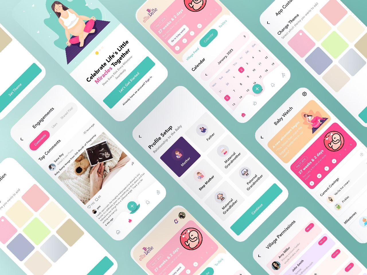 Parents Private Sharing Mobile App Design by Nhive Ltd on Dribbble