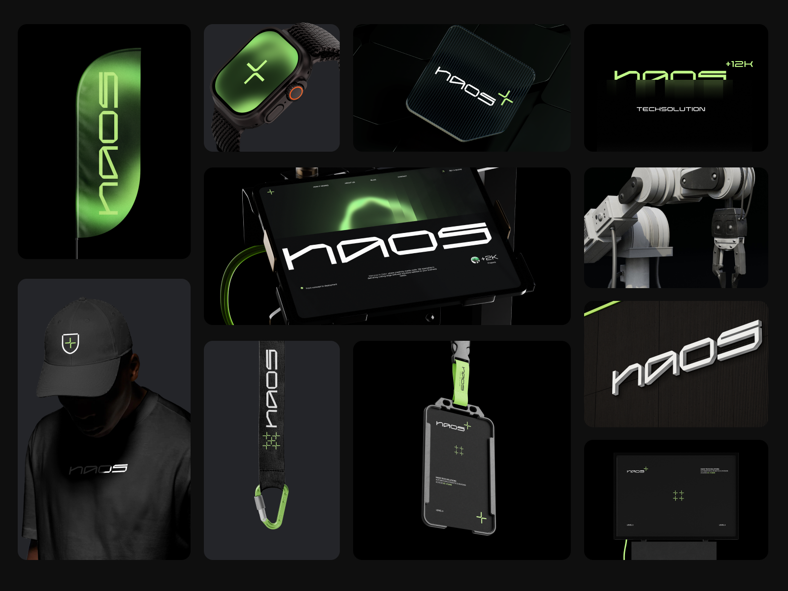 HAOS Branding Case study by Mariusz Mitkow on Dribbble